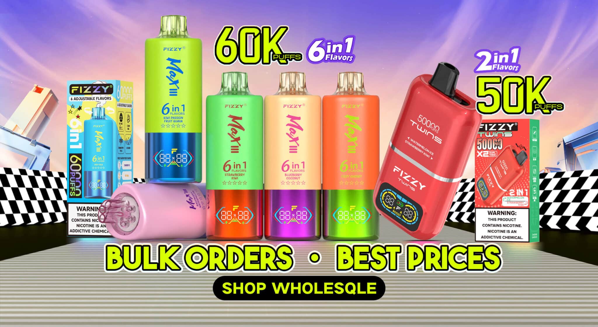 Best Vape Shop in Europe | Fizzy Vape | Disposable vapes